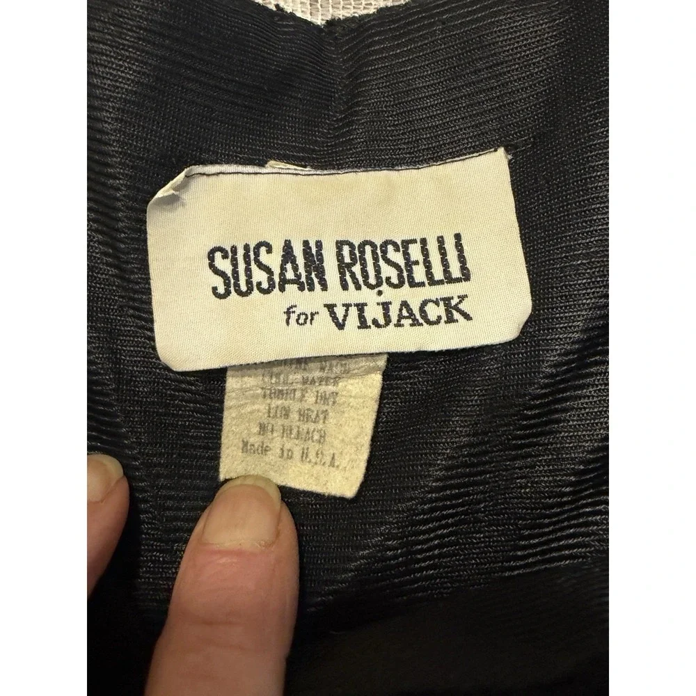 Susan Roselli Vijack | Dresses | Susan Roselli Vijack Black Lace Lng ...